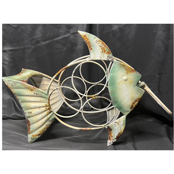 Vintage | Dining | Rare Vintage Metal Wine Fish Rack | Poshmark